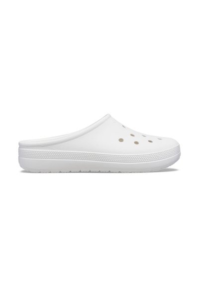 Crocs Sabots - white/grey/blanc - ZALANDO.FR