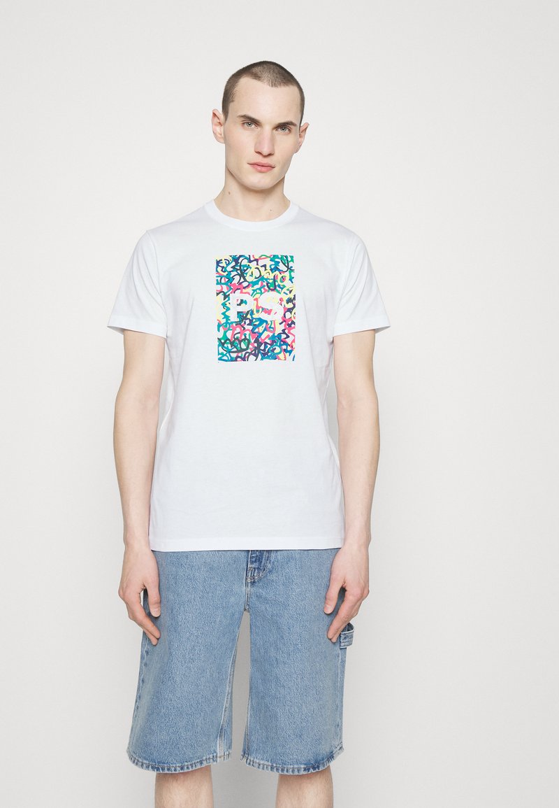 PS Paul Smith T-shirts med print - white/hvit - Zalando.no