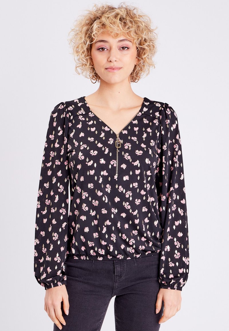 Cache Cache MIT LANGEN ÄRMELN - Camiseta de manga larga - noir/negro ...