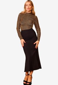 Love & Roses FISHTAIL - Uska suknja - black/crno - Zalando.hr