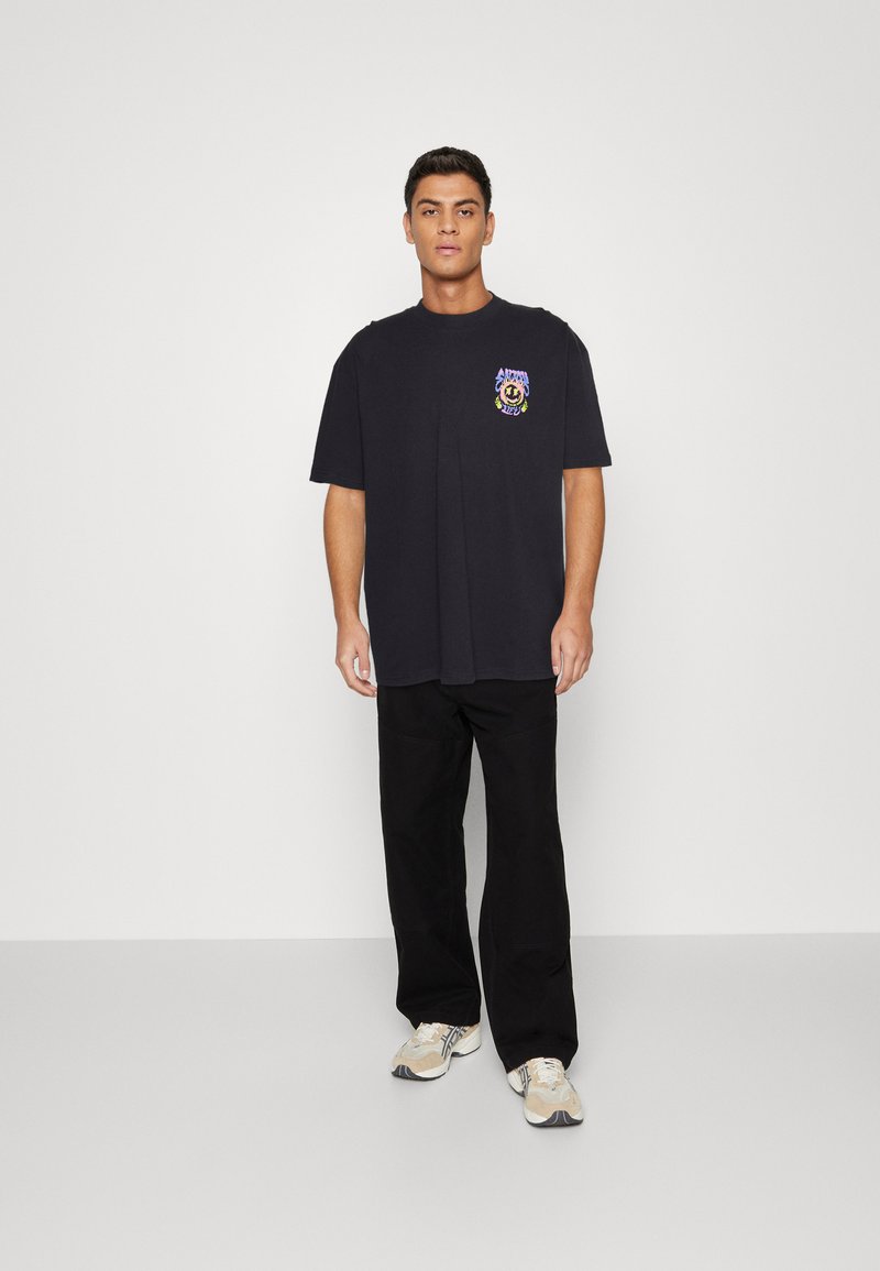 YOURTURN UNISEX - Print T-shirt - black - Zalando.co.uk