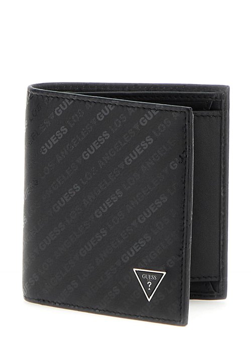 Guess MITO BILLFOLD WITH COIN - Geldbörse - dark black/schwarz - Zalando.ch