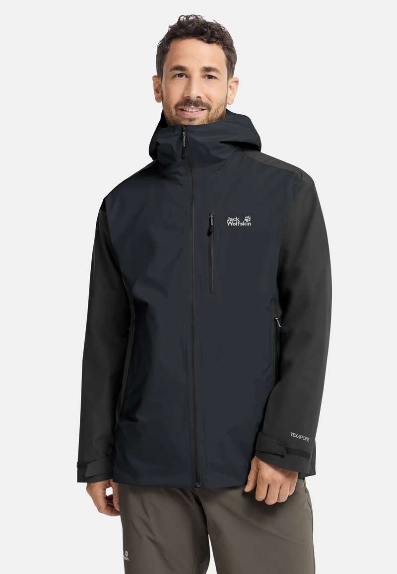 Jack Wolfskin RAINRUSH - Outdoor jacket - phantom/anthracite - Zalando