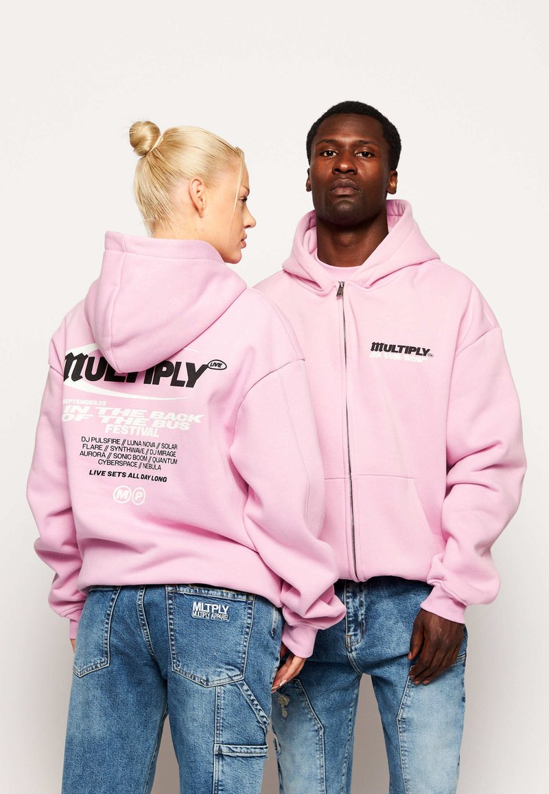 Multiply Apparel ALL DAY LONG - Sweat zippé - pink lavender/rose ...