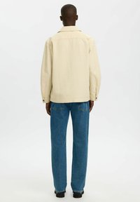 Selected RELAXED FIT - Summer jacket - raw cotton/off-white - Zalando