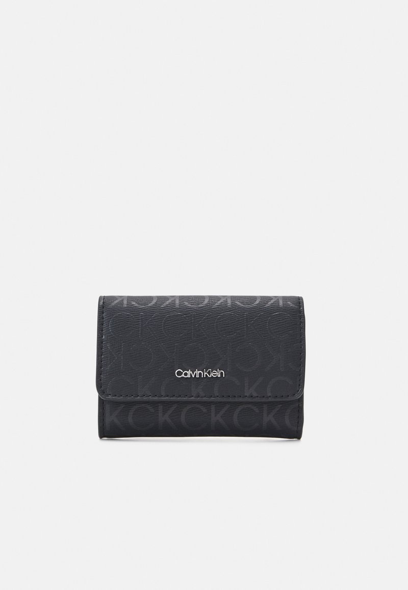 Calvin Klein MUST SMALL TRIFOLD MONO - Wallet - black/black - Zalando.ie