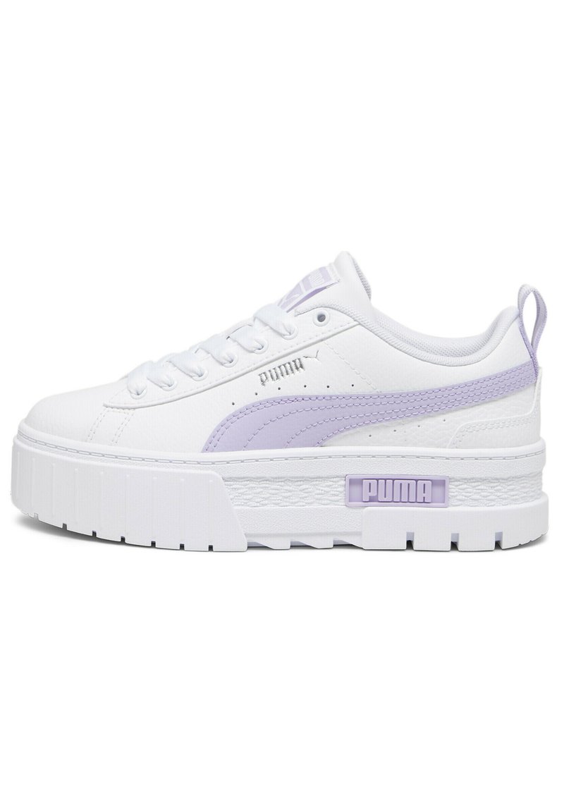 Puma MAYZE - Tenisky - white vivid violet/bílá - Zalando.cz