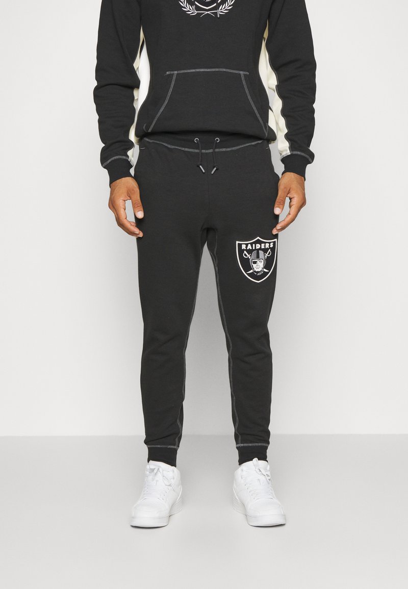 New Era NFL LAS VEGAS RAIDERS BOOK CLUB PANT - Klubiriided - black/must ...