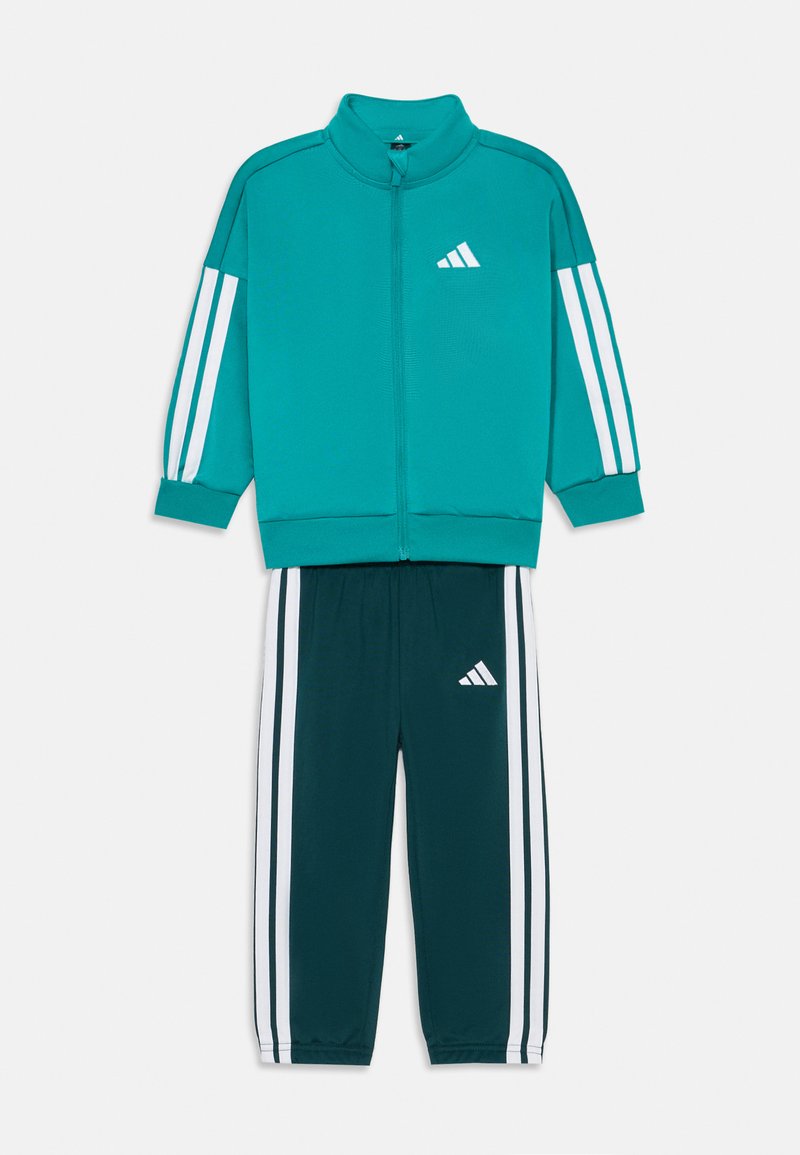 adidas Performance SET - Trainingspak - pure teal/white/lichtgroen ...