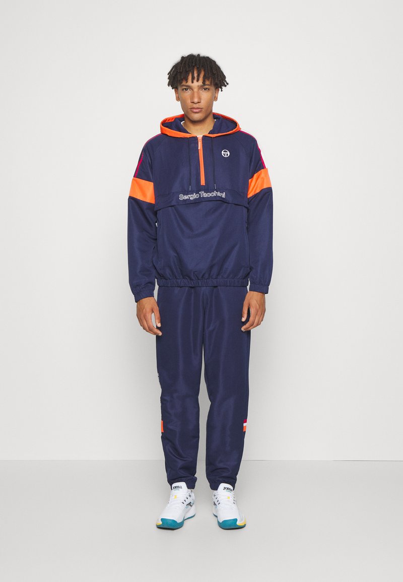 Sergio Tacchini CROSS TRACKSUIT - Tepláková souprava - navy/cherry ...