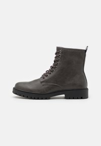 Pier One UNISEX - Šněrovací kotníkové boty - grey/šedá - Zalando.cz
