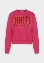Colourful Rebel BONITA PATCH RELAXED - Sweatshirt - bright pink/rose ...