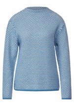 Street One ZWEIFARBIGER - Jumper - blau/light blue - Zalando