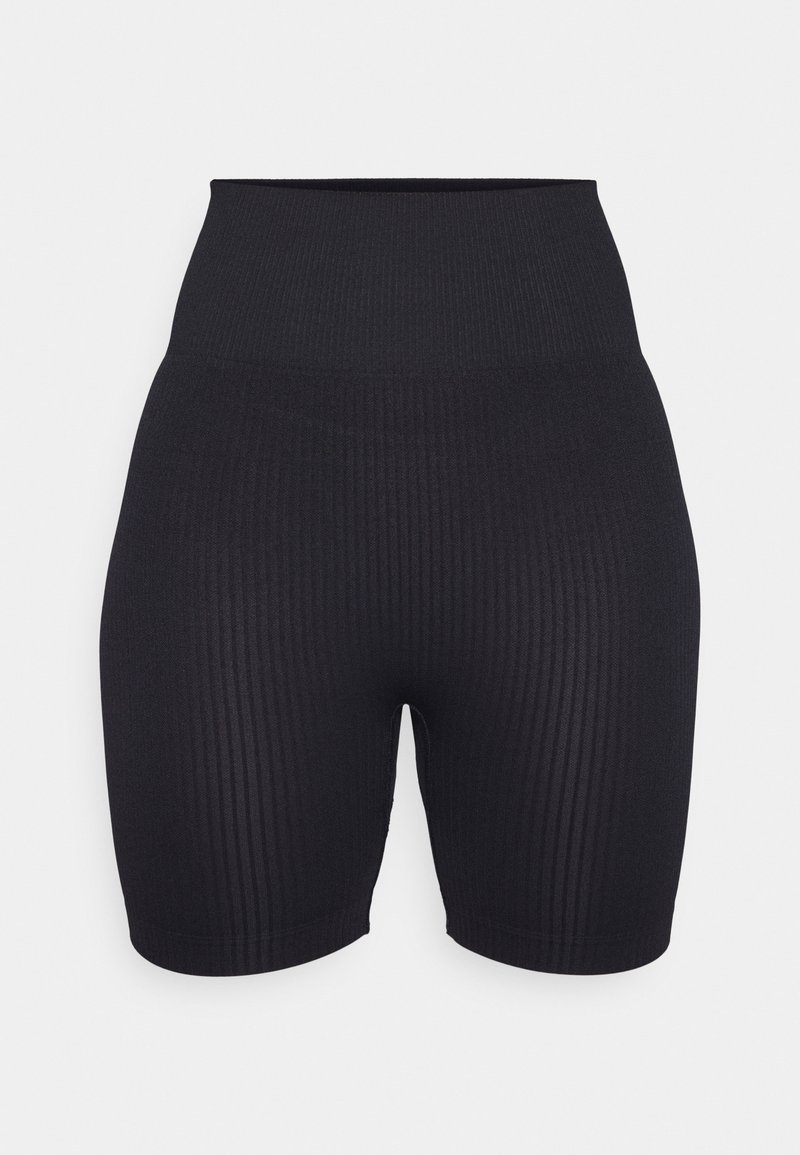 Björn Borg STUDIO SEAMLESS SHORTS - Tights - black beauty/svart ...