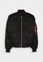 Alpha Industries MA-1 PUCKERED - Bomberjacke - black/schwarz - Zalando.de
