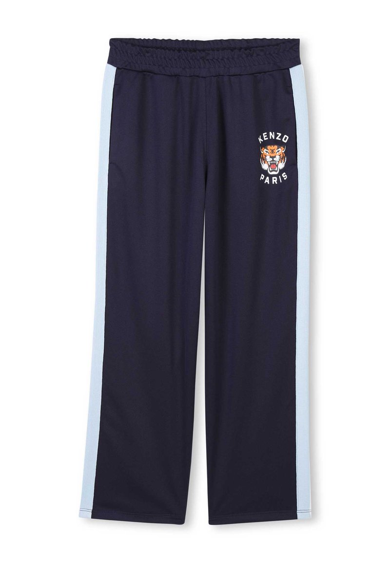 KENZO kids BANDES LATÉRALES - Pantalon classique - caban/bleu - ZALANDO.FR