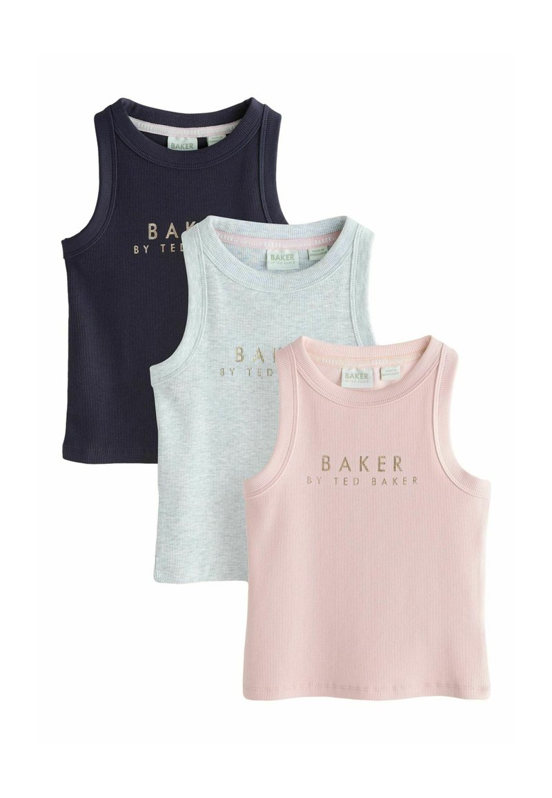 Baker by Ted Baker REGULAR FIT - 3 PACK RACER - Top - pink black white ...