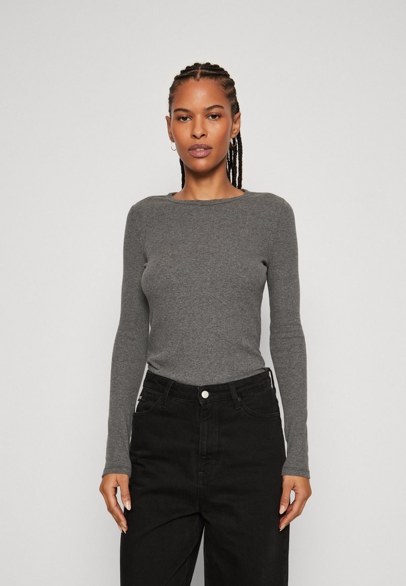 GAP TEE - Camiseta de manga larga - dark sgrey heather/gris - Zalando.es