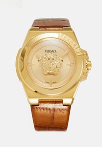 Versace HERA - Klocka - brown/gold-coloured/brun - Zalando.se