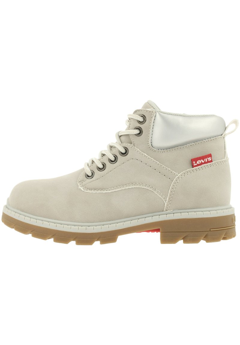 Levi's® JAX MID PLUS - Botines con cordones - ice silver/plateado ...