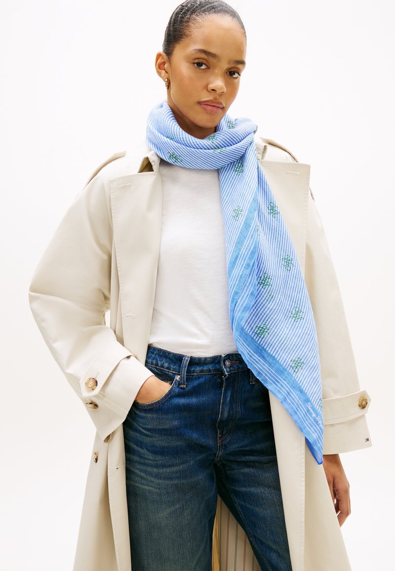 Tommy Hilfiger SCRIPT MONOGRAM - Tuch - blue spell/blau - Zalando.at