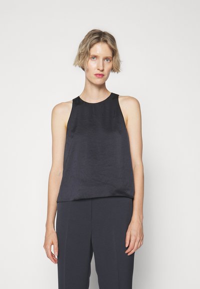 Theory RACER TANK CRUSH - Top - deep navy/azul oscuro - Zalando.es