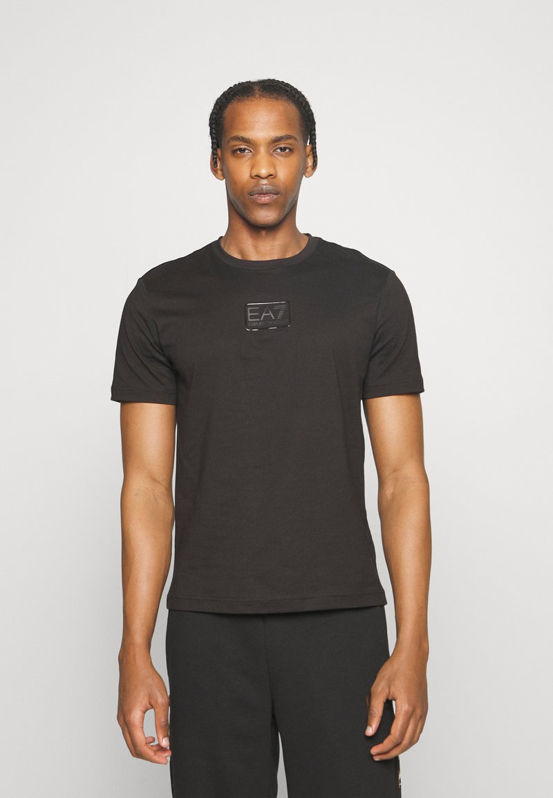 EA7 Emporio Armani T-shirt z nadrukiem/czarny - Zalando.pl