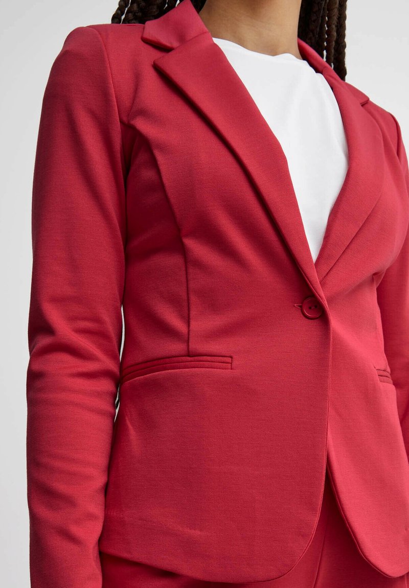 ICHI IHKATE - Blazer - raspberry wine/rouge - ZALANDO.FR