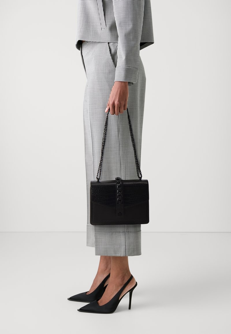 ALDO Cross body bag - black - (Pre-owned) - Zalando