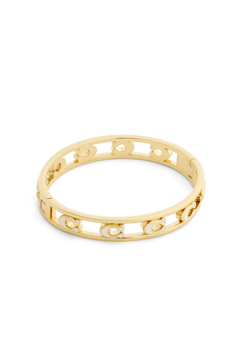 COACH SIGNATURE C OPENWORK - Pulsera - gold-coloured/blanco - Zalando.es
