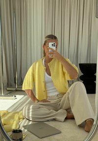 Noella N-KAE - Cardigan - butter yellow/light yellow - Zalando