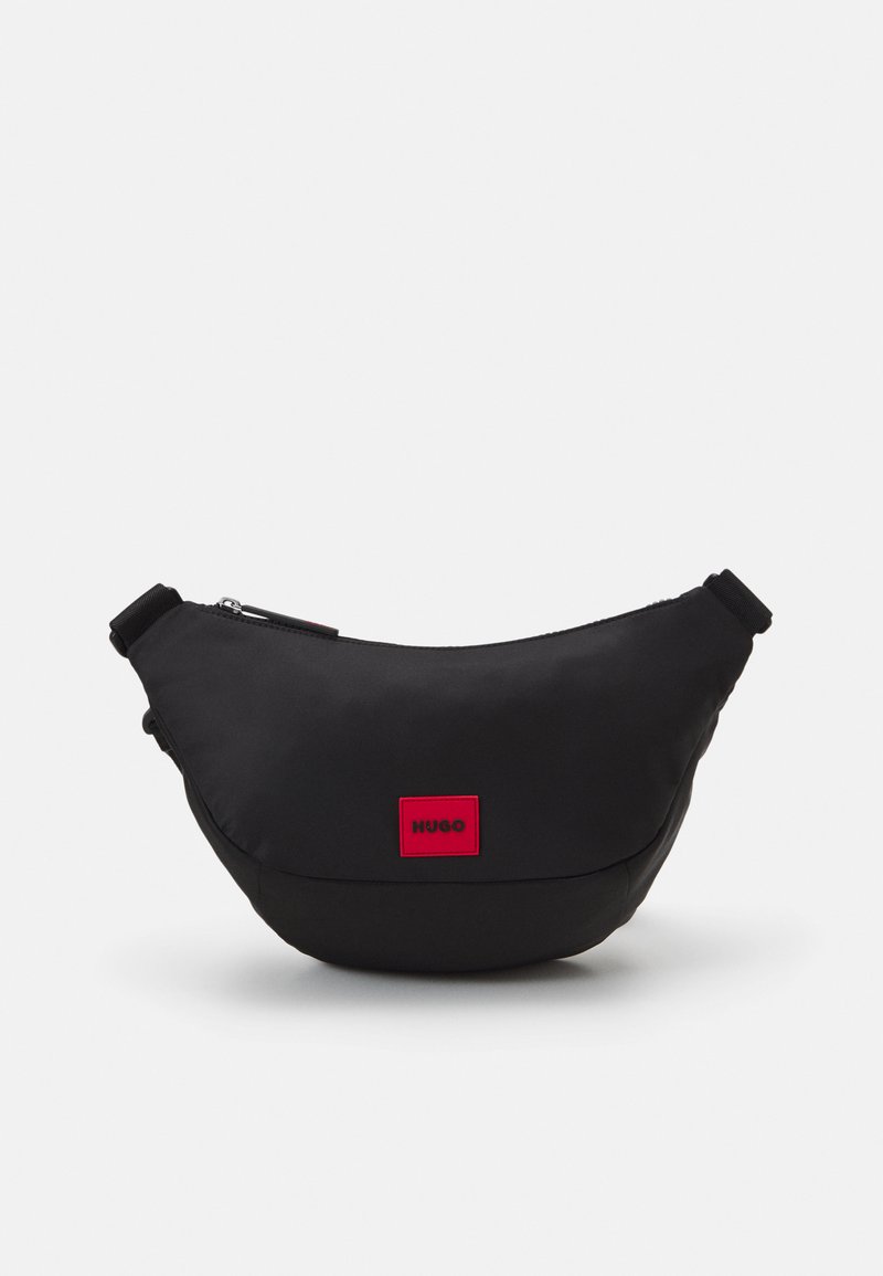 HUGO ETHON HOBO UNISEX - Axelremsväska - black/svart - Zalando.se