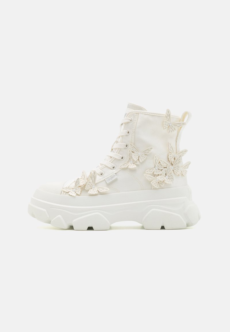 Buffalo CADE HI - Platform ankle boots - ivory/off-white - Zalando.ie