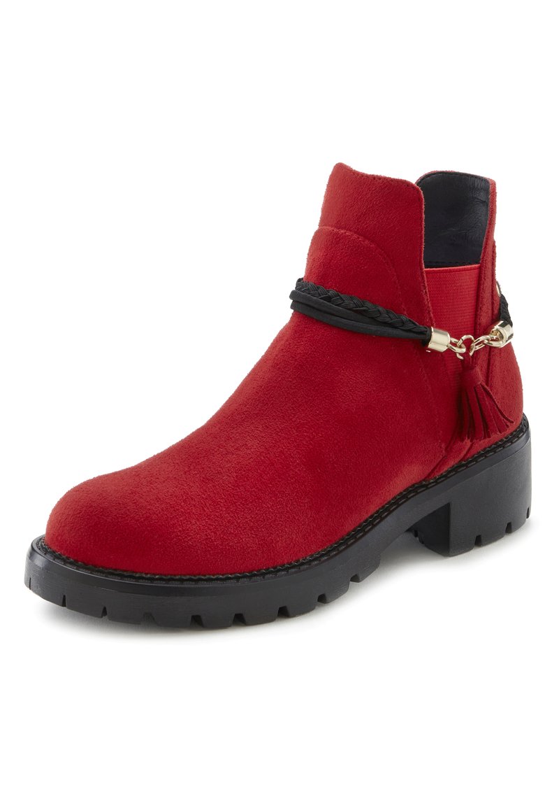 LASCANA Ankle Boot - rot - Zalando.de