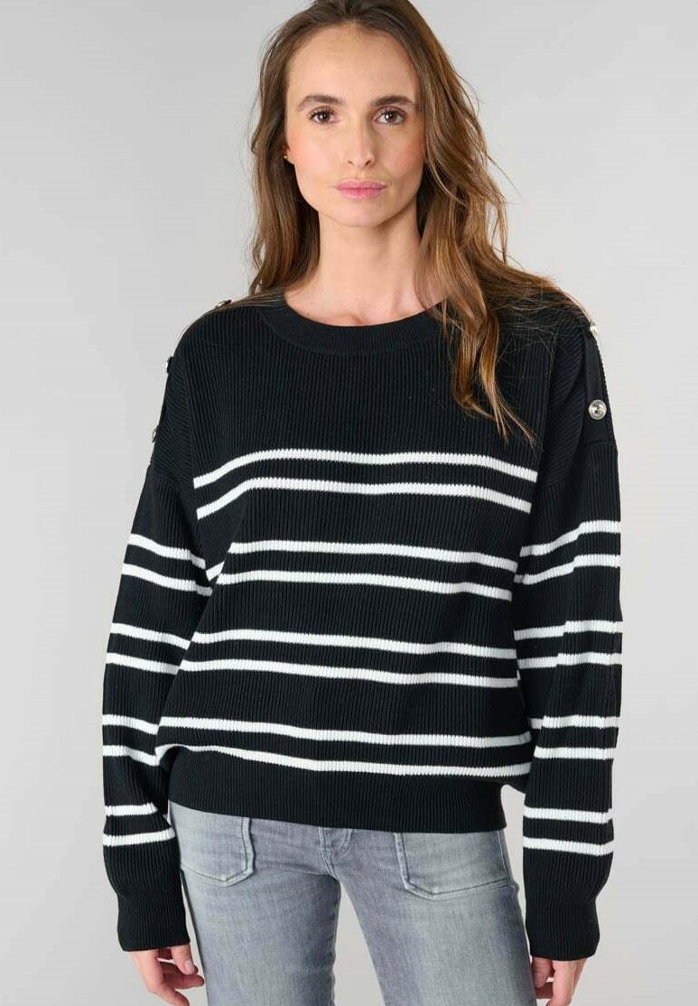 Le Temps Des Cerises APOCY - Pullover - noir - ZALANDO.FR