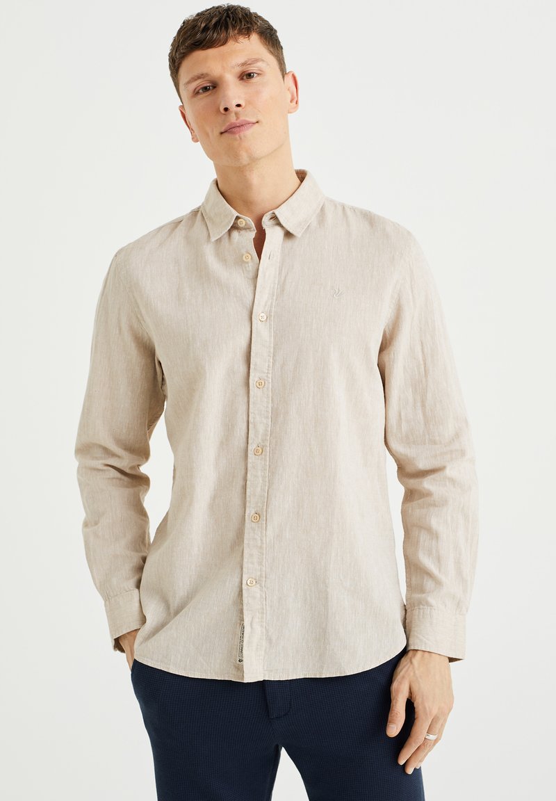 WE Fashion Linen blend - Hemd - beige - Zalando.ch