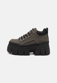 Buffalo GOSPHER HIKE LO - Casual lace-ups - dark grey/black - Zalando.co.uk