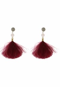 Gemshine QUASTEN ROSENQUARZ - Örhänge - gold coloured/guldfärgat ...