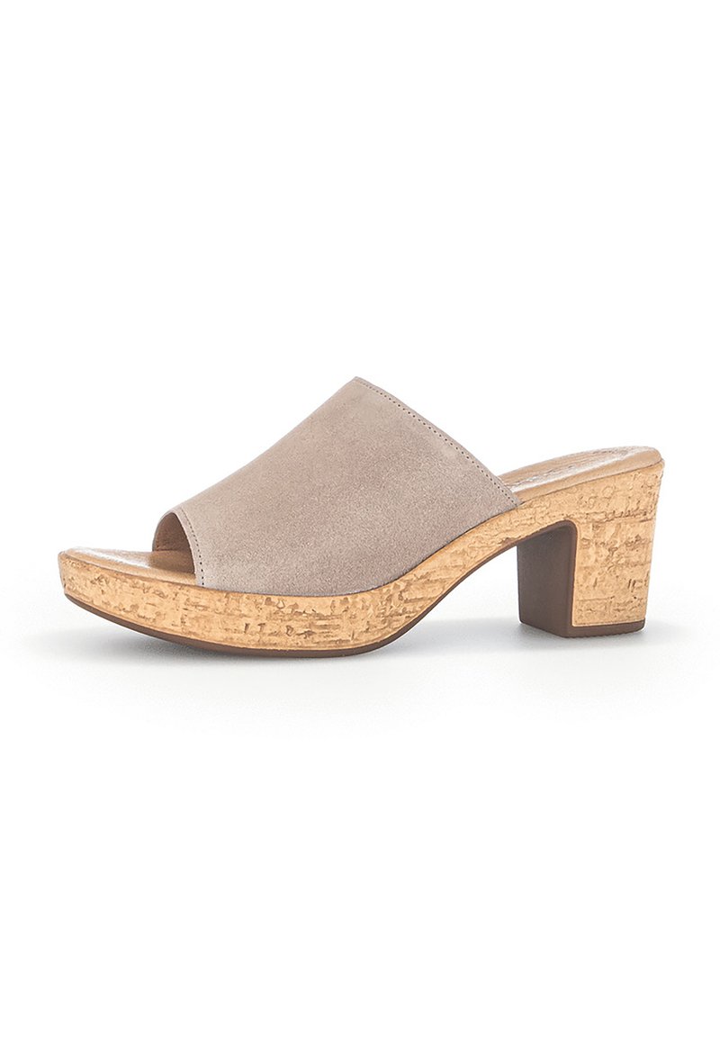 Gabor Mules à talons - silk/taupe - ZALANDO.FR