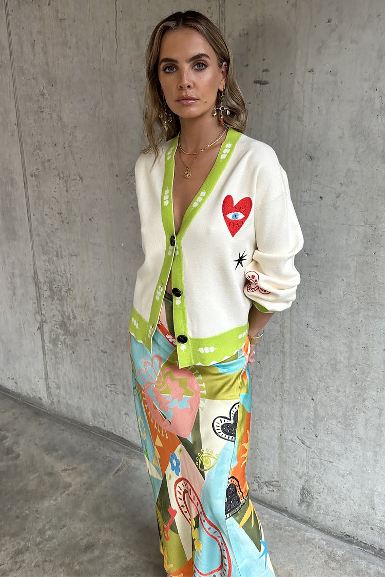 Never Fully Dressed SUNDAZED SUMMER CARDIGAN - Cardigan - cream/beige ...