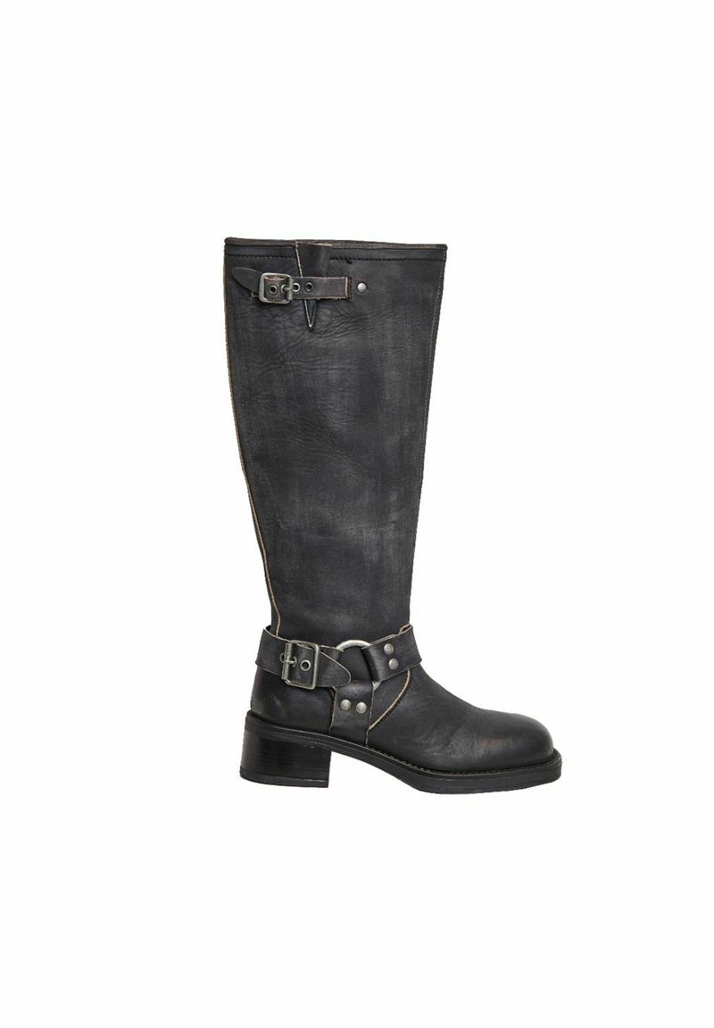 Pavement TAMERA VINTAGE - Cowboy-/Bikerlaarzen - black matte/antraciet ...
