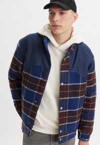 Levi's® WEBSTER WESTERN PUFFER - Chaqueta fina - crandle plaid allspice ...