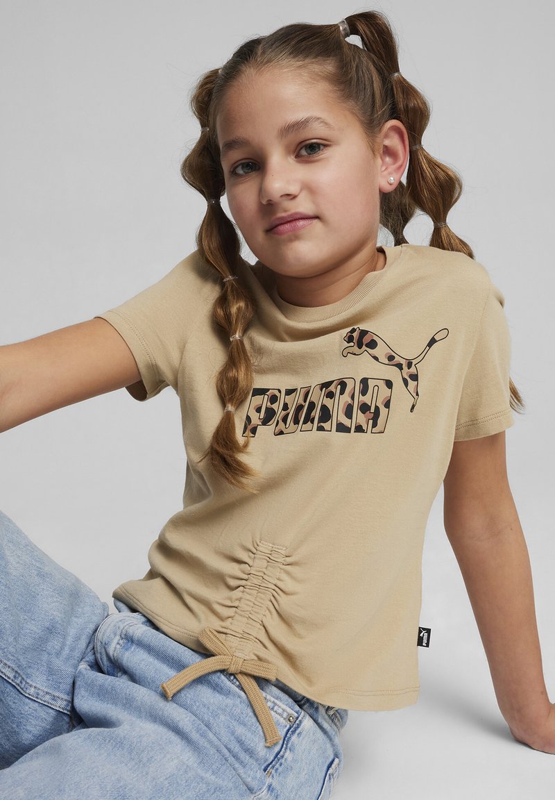 Puma ESS ANIMAL KNOTTED - Print T-shirt - prairie tan/tan - Zalando