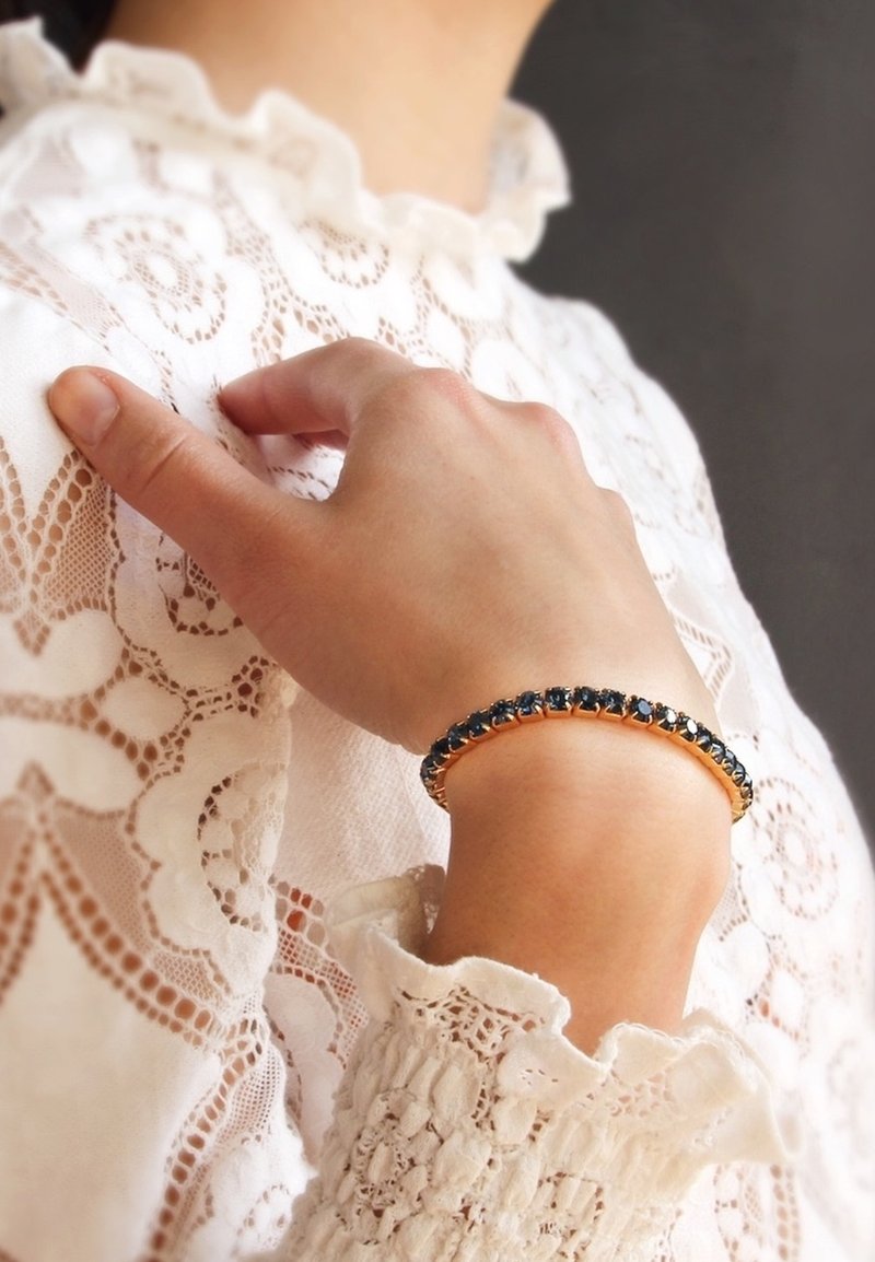 Otazu ALICE - Armband - gold coloured and blue/blauw - Zalando.nl