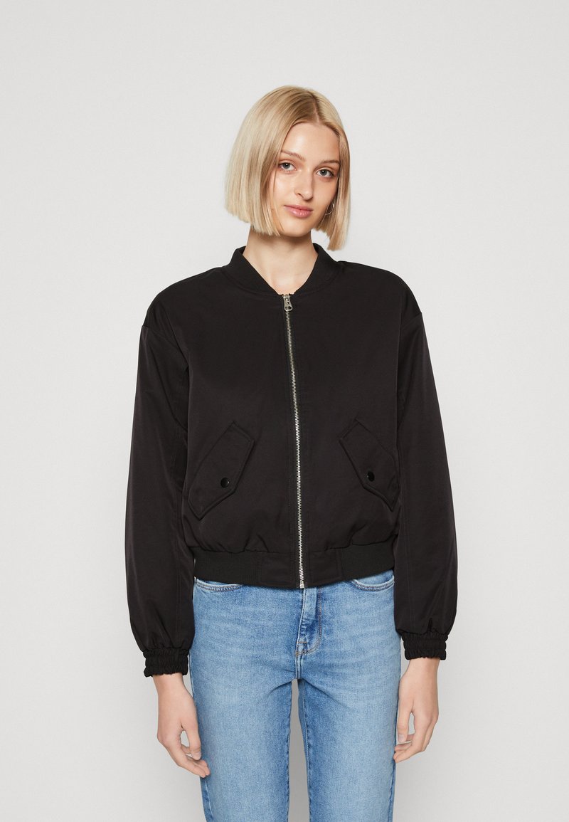 Vero Moda VMALICE SHORT JACKET - Bomber Jacket - black - Zalando.ie