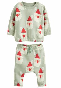 Next 2 PIECE COSY SET - Tracksuit - mint green christmas santa/green ...