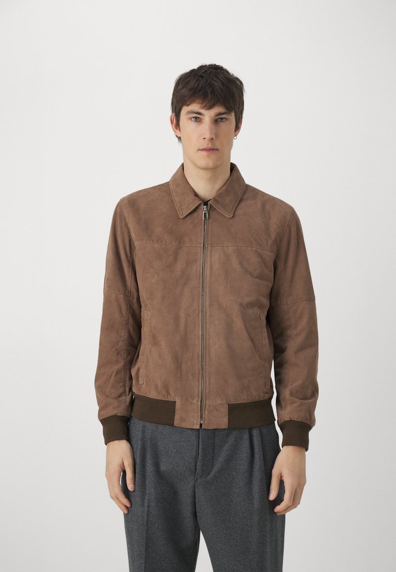 JOOP! LAUP - Bomber Jacket - open brown/brown - Zalando.co.uk
