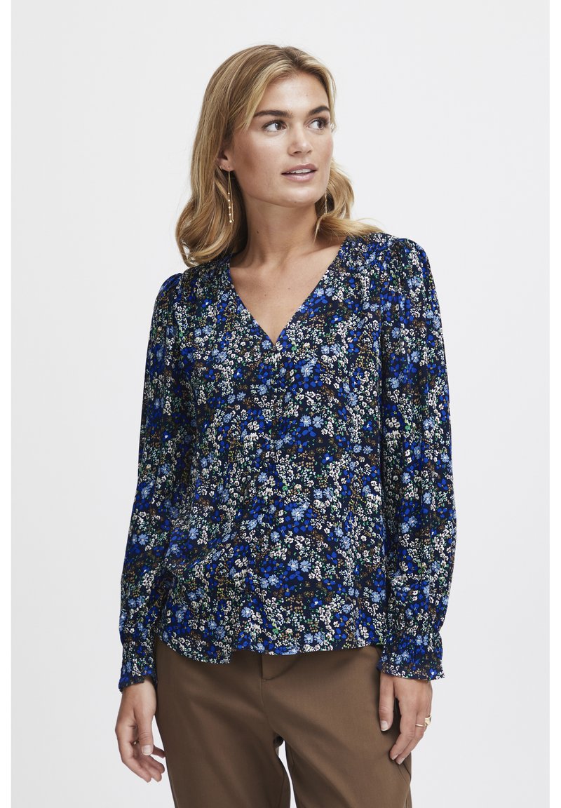 Fransa FRFLOWY - Blouse - bellwether blue ao/blue - Zalando.de