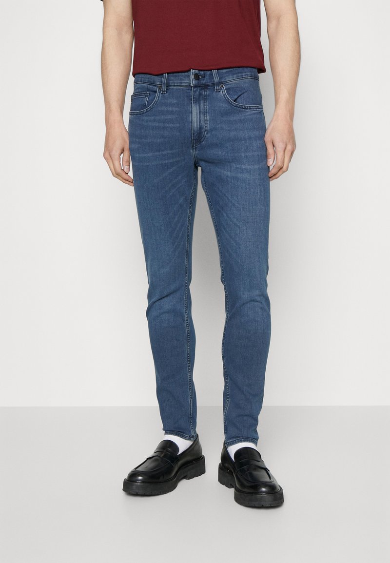 BOSS DELANO JEAN - Jeans Tapered Fit - navy/dark-blue denim - Zalando.co.uk