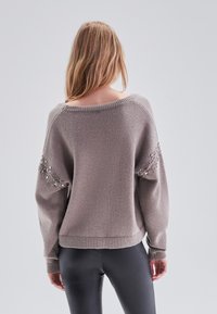 IKKS WITH V-NECK - Strickjacke - grey/grau - Zalando.de